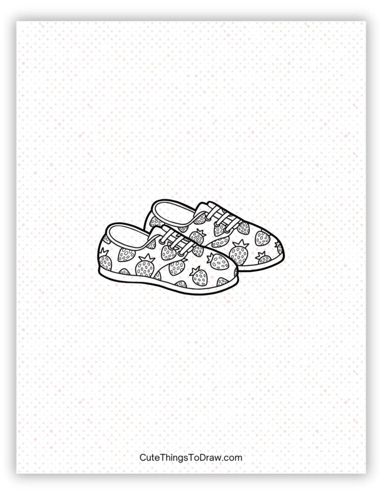 37 Cute Shoe Drawing Ideas - Cute Things to Draw