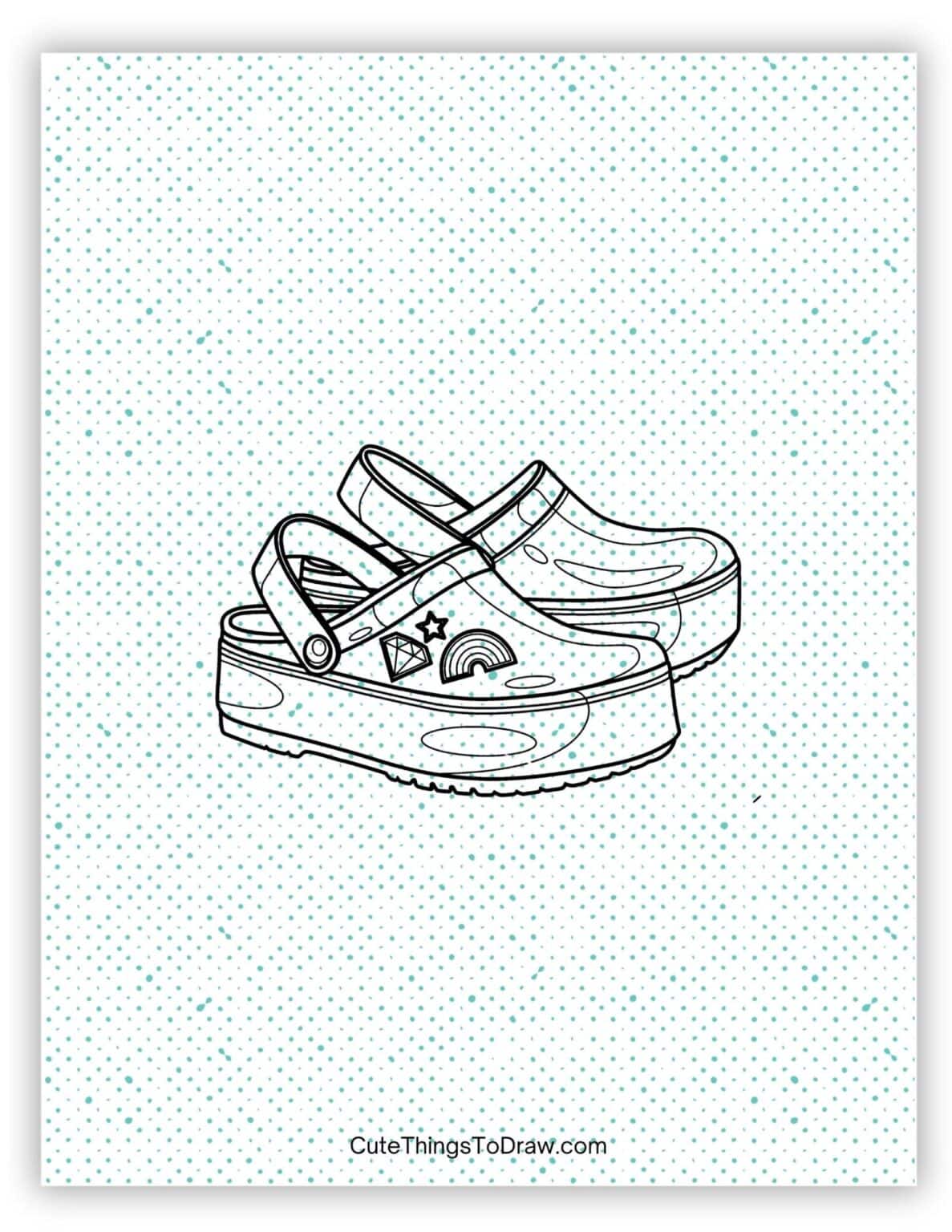 37 Cute Shoe Drawing Ideas - Cute Things to Draw