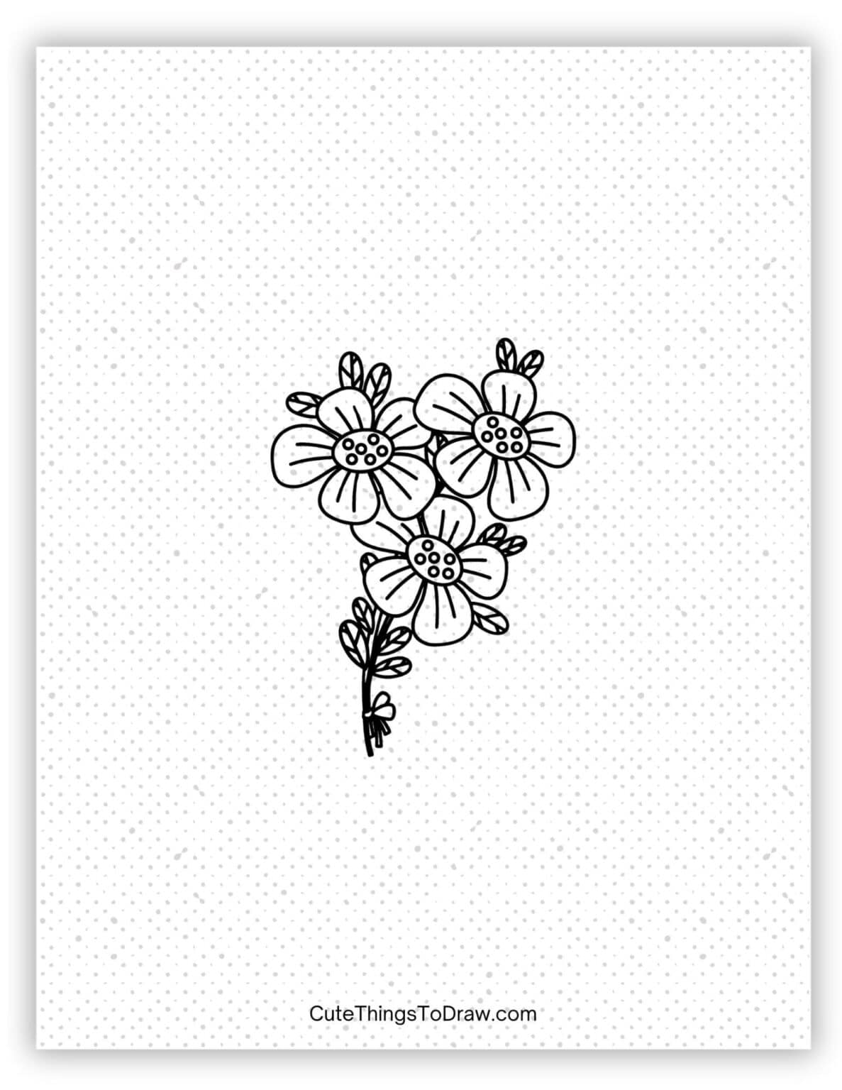 29 Cute Flower Drawing Ideas Cute Things To Draw