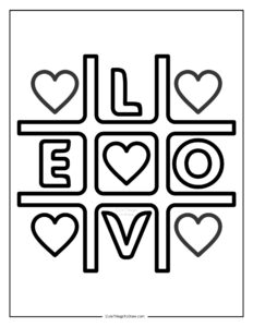 Cute Valentine's Day Coloring Pages (Free PDF Printables) - Cute Things ...