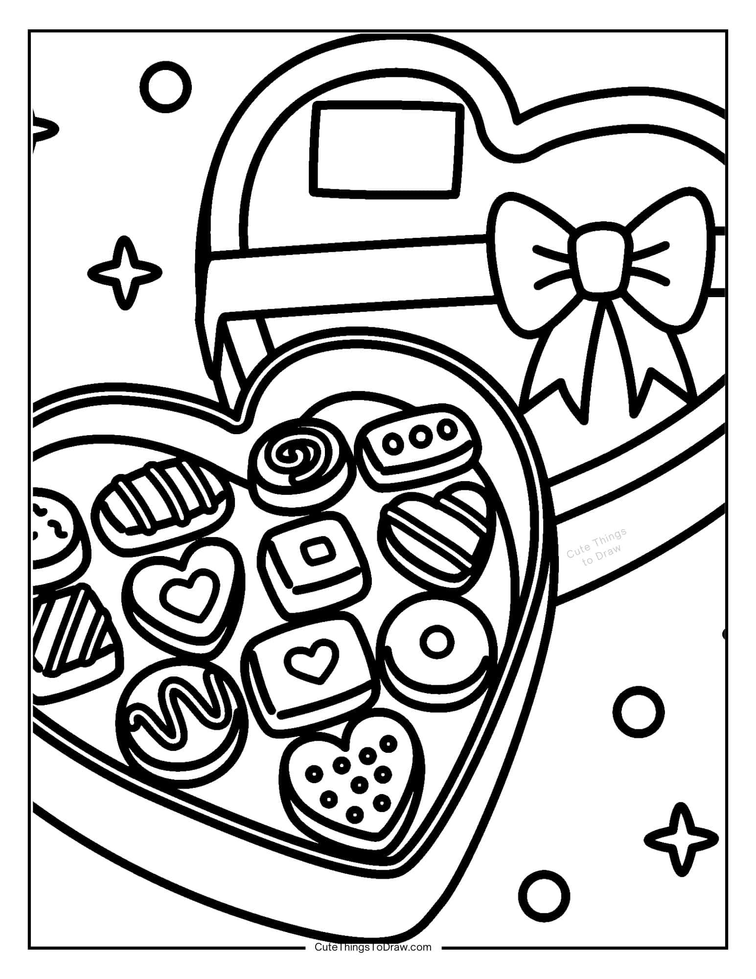 Cute Valentine's Day Coloring Pages (Free PDF Printables) - Cute Things ...