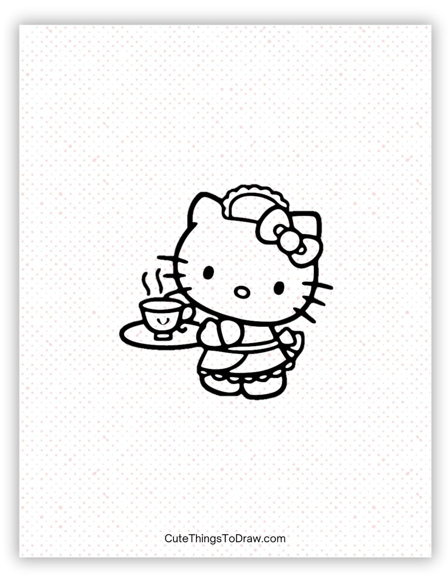 51 Cute Hello Kitty Drawing Ideas - Cute Things to Draw
