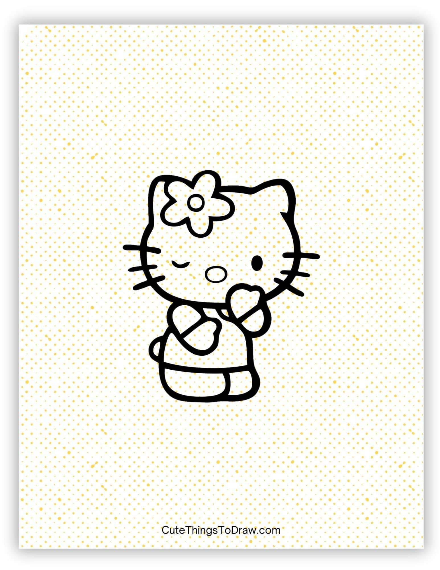 51 Cute Hello Kitty Drawing Ideas - Cute Things to Draw