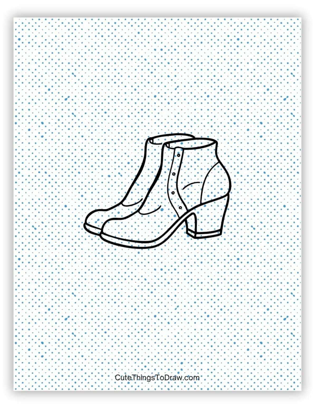 37 Cute Shoe Drawing Ideas - Cute Things to Draw