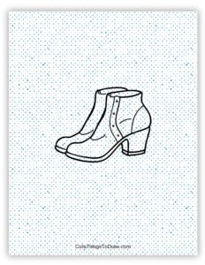 37 Cute Shoe Drawing Ideas - Cute Things to Draw
