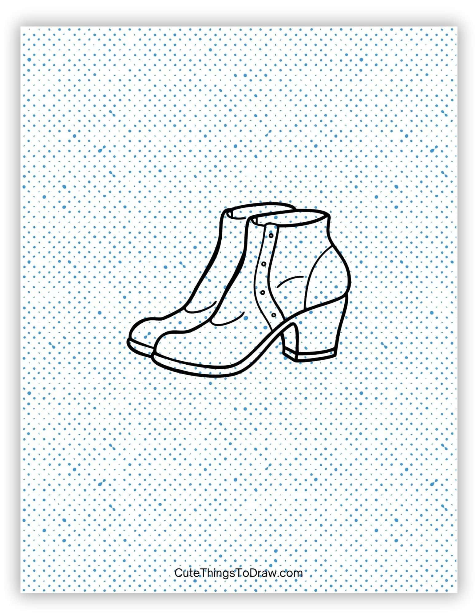 37 Cute Shoe Drawing Ideas - Cute Things to Draw