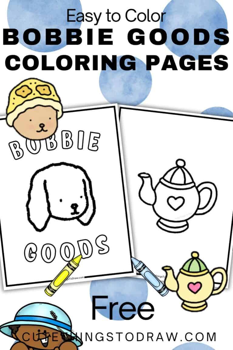 Easy to Color Bobbie Goods Coloring Pages (Free PDF Printables) - Cute ...