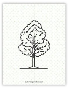 39 Cute Tree Drawing Ideas - Cute Things to Draw