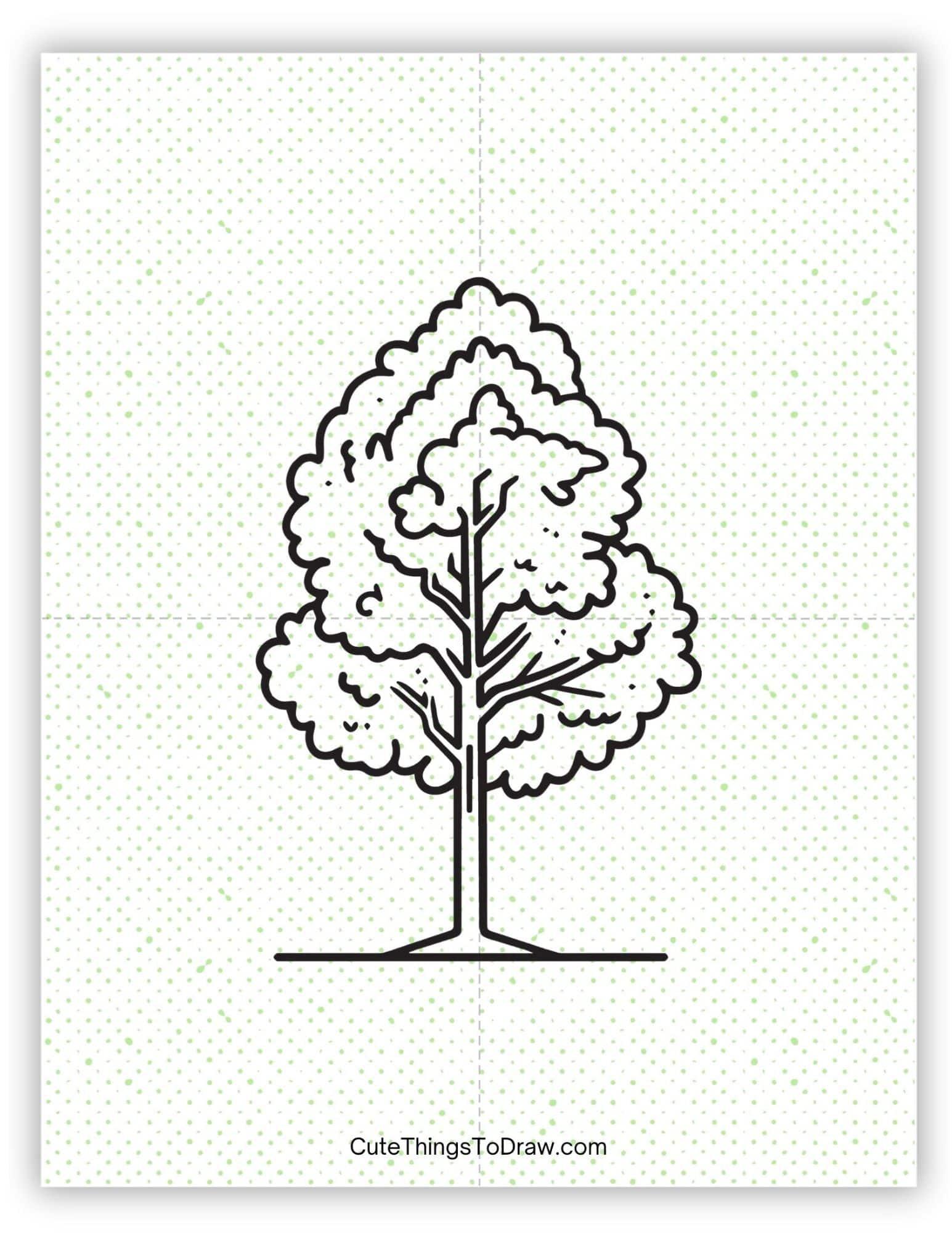 39 Cute Tree Drawing Ideas - Cute Things to Draw