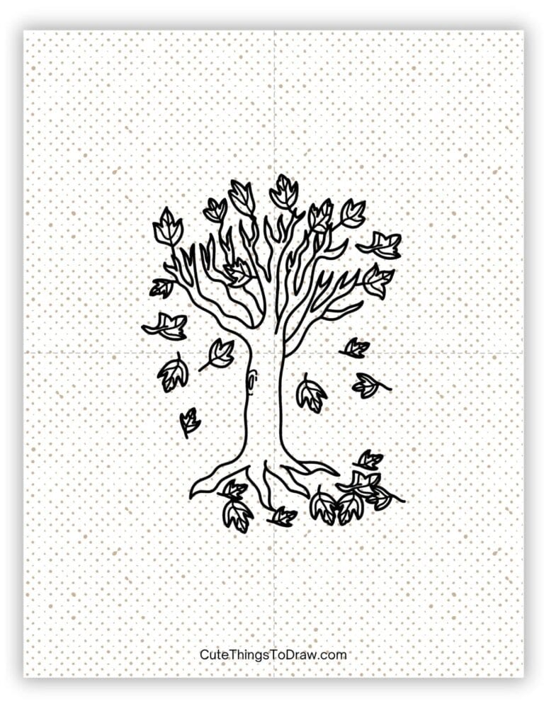39 Cute Tree Drawing Ideas - Cute Things to Draw