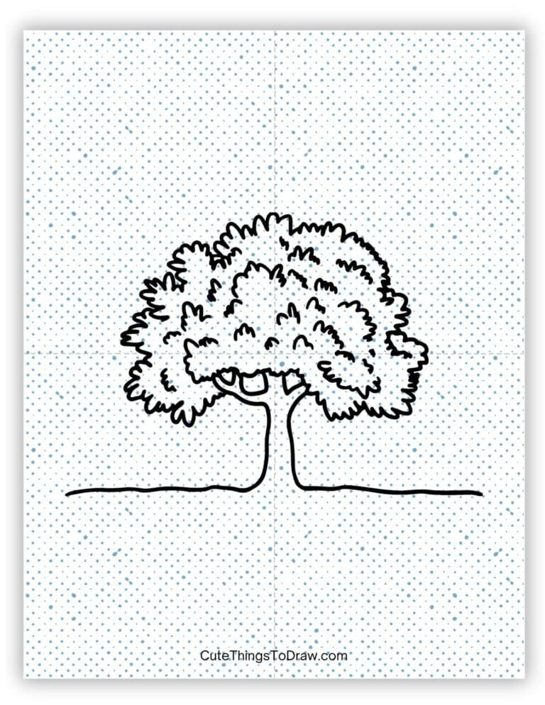39 Cute Tree Drawing Ideas - Cute Things to Draw