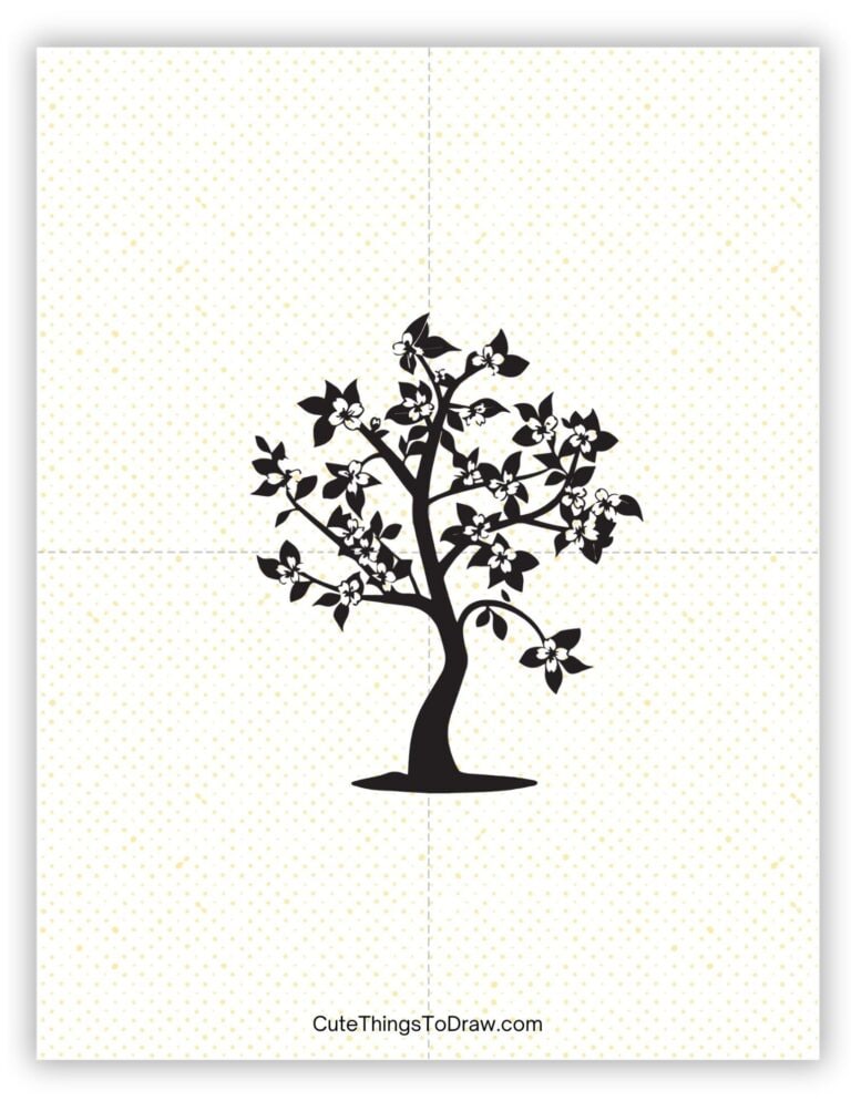 39 Cute Tree Drawing Ideas - Cute Things to Draw
