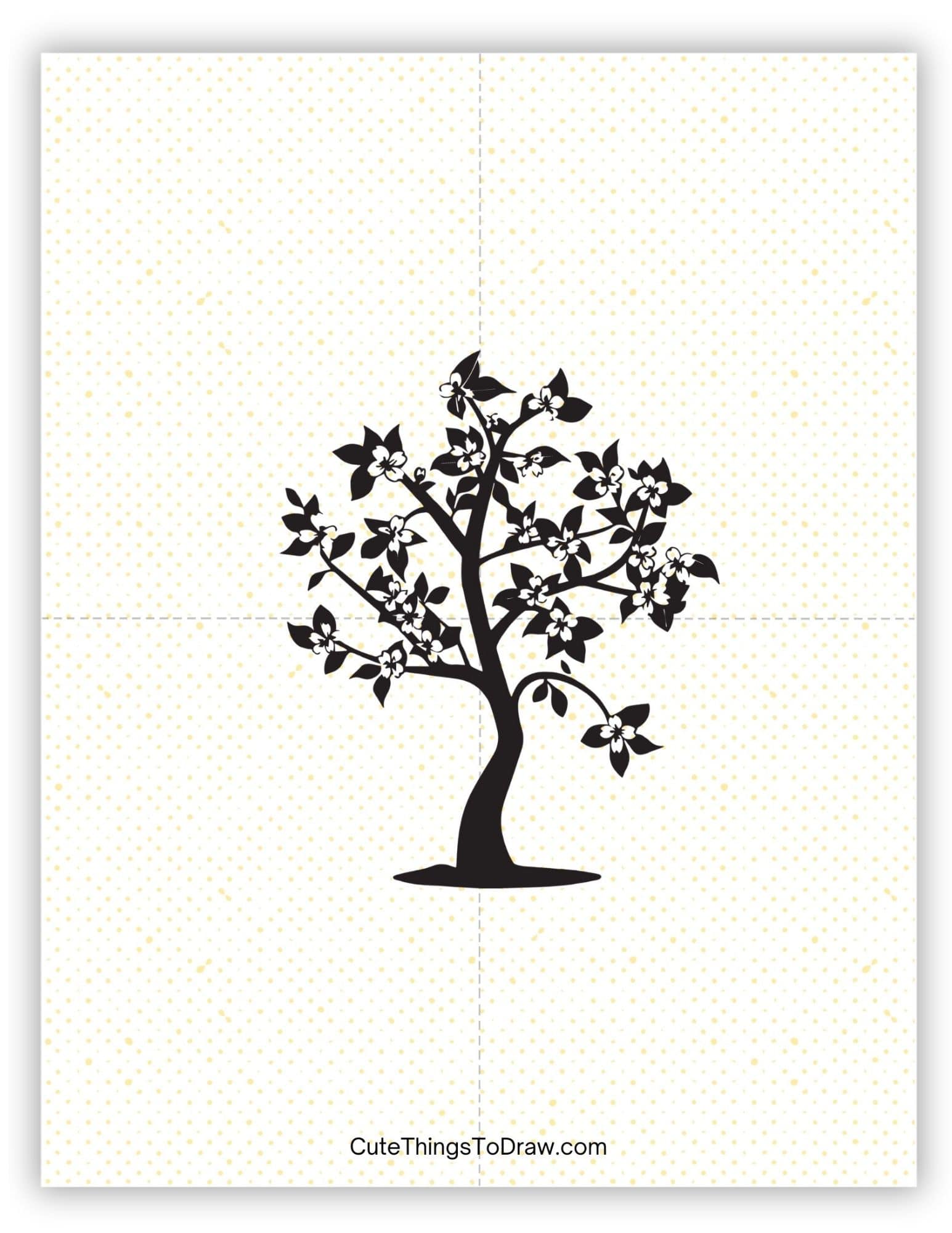 39 Cute Tree Drawing Ideas - Cute Things to Draw