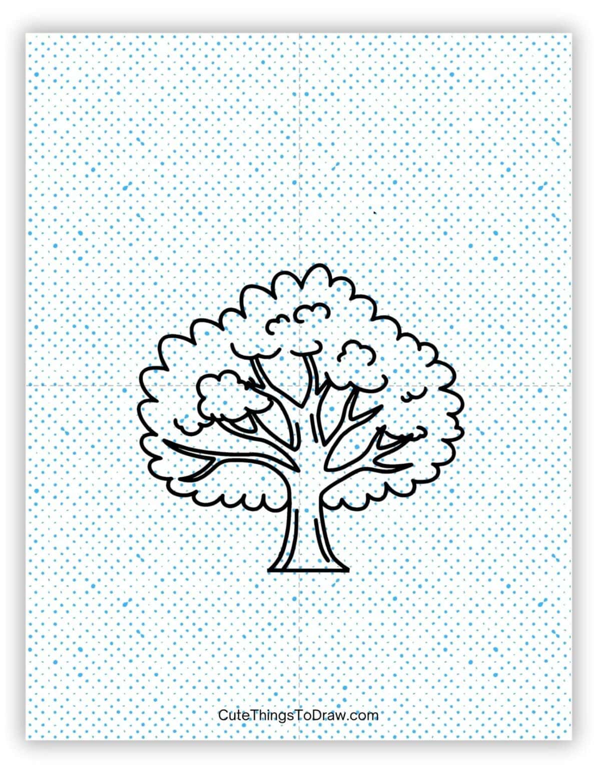 39 Cute Tree Drawing Ideas - Cute Things to Draw