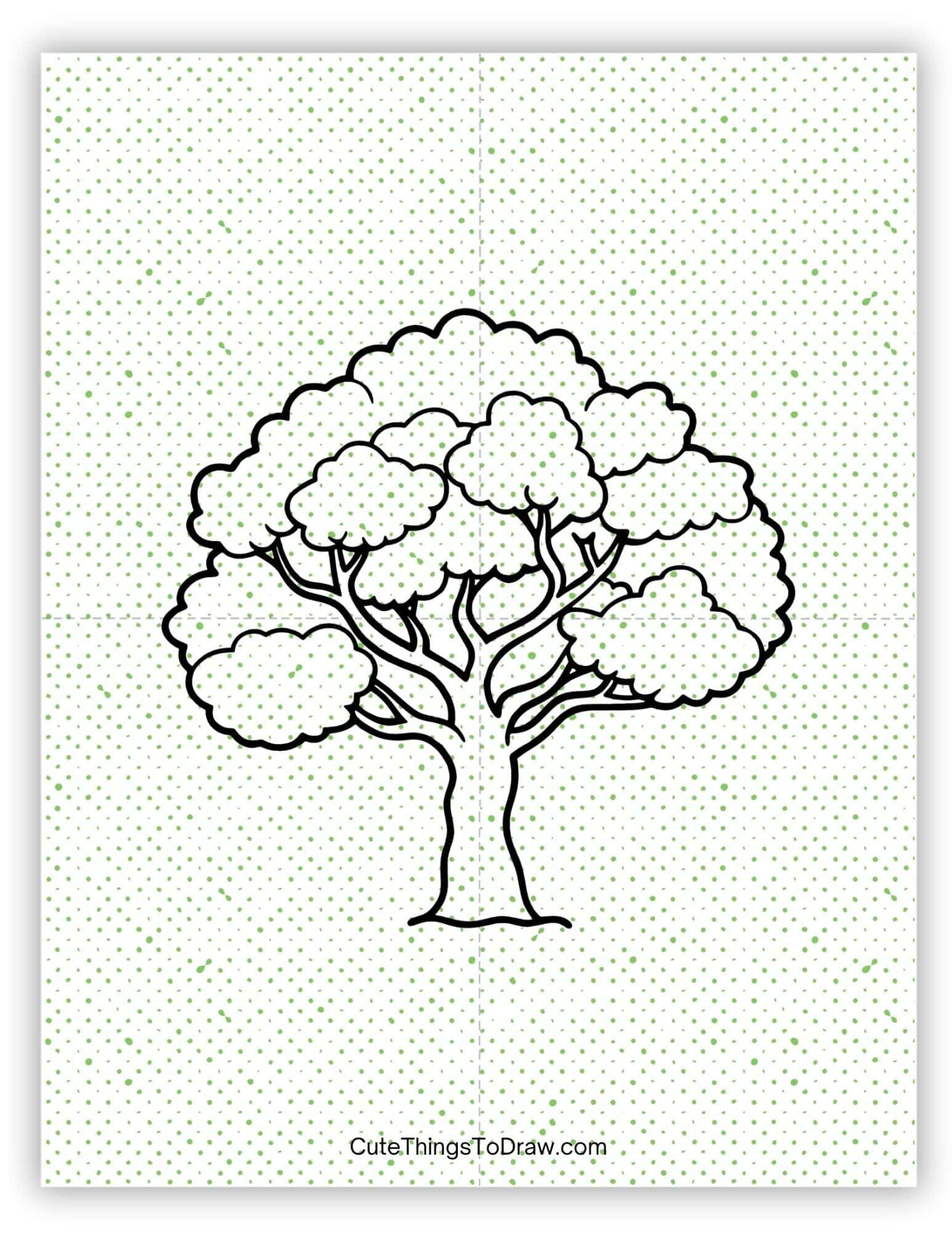39 Cute Tree Drawing Ideas - Cute Things to Draw