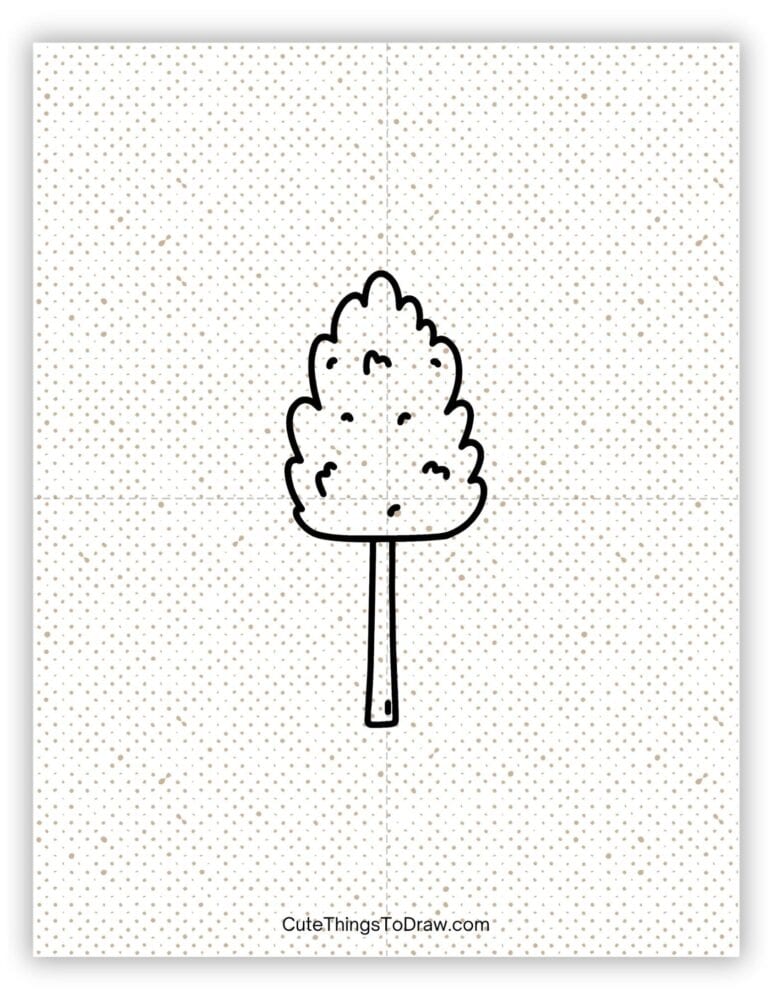 39 Cute Tree Drawing Ideas - Cute Things to Draw