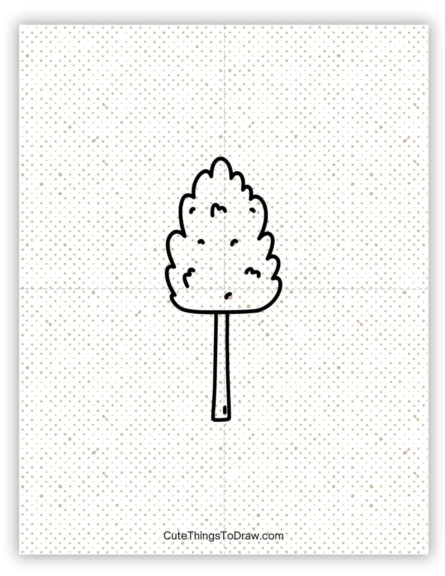 39 Cute Tree Drawing Ideas - Cute Things to Draw