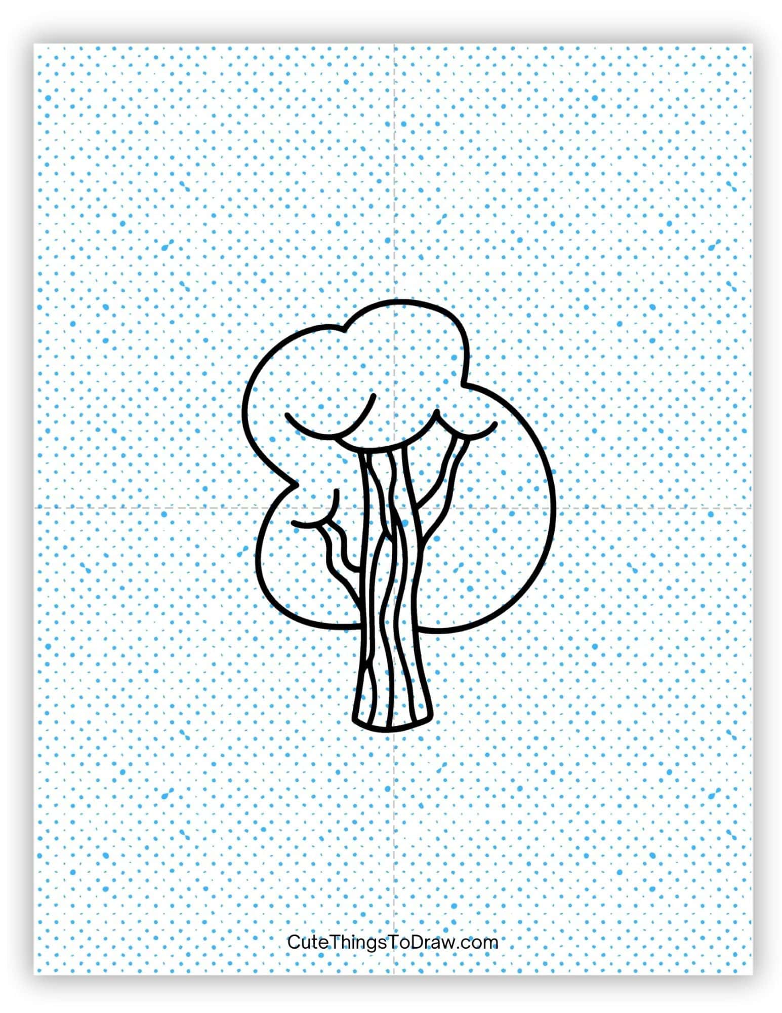 39 Cute Tree Drawing Ideas - Cute Things to Draw