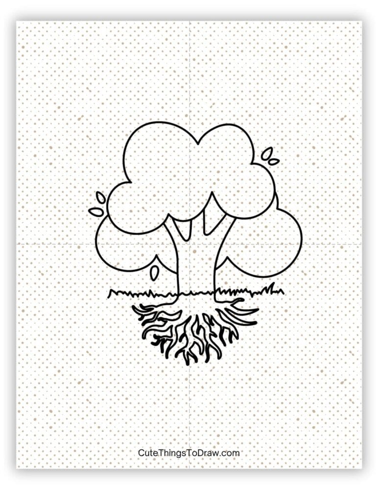 39 Cute Tree Drawing Ideas - Cute Things to Draw