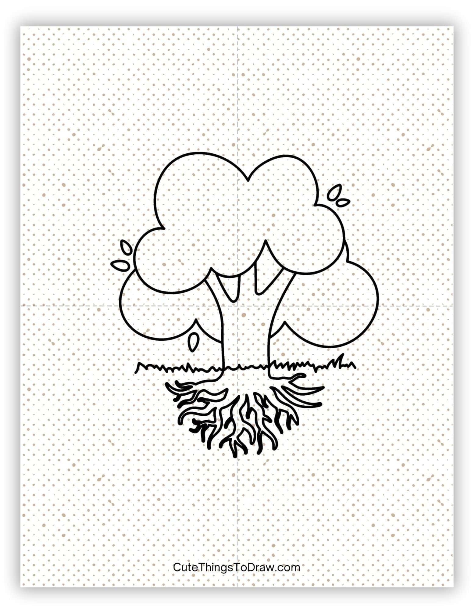 39 Cute Tree Drawing Ideas - Cute Things to Draw