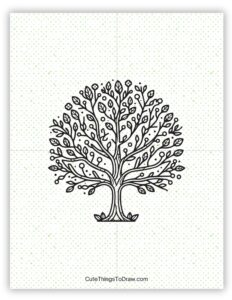 39 Cute Tree Drawing Ideas - Cute Things to Draw