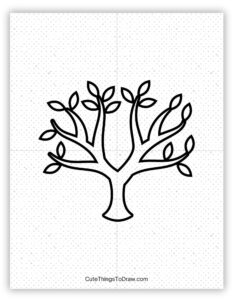 39 Cute Tree Drawing Ideas - Cute Things to Draw