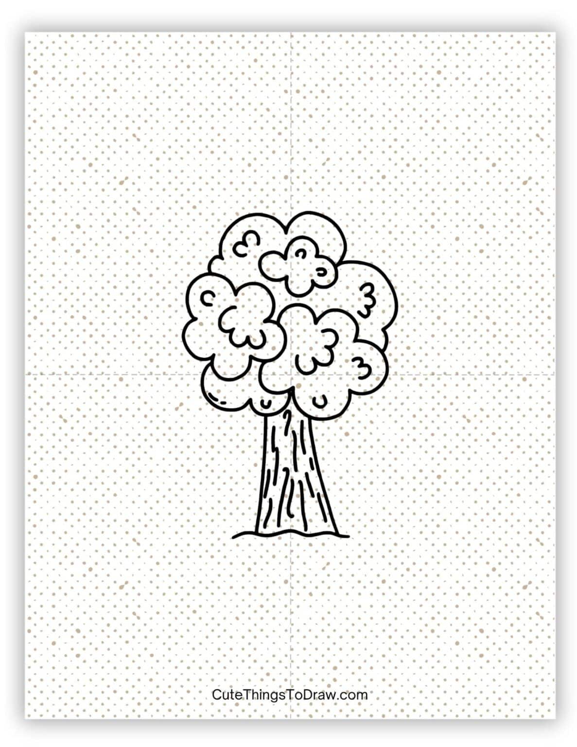 39 Cute Tree Drawing Ideas - Cute Things to Draw