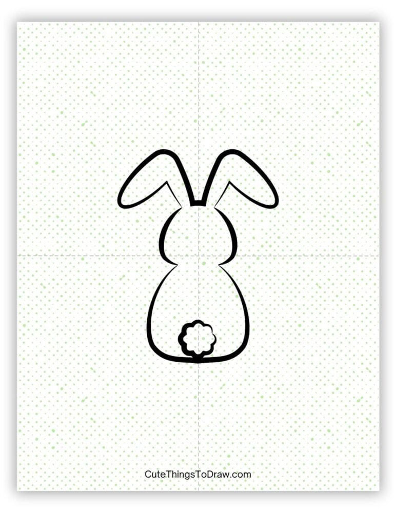 25 Cute Easter Bunny Drawing Ideas - Cute Things to Draw