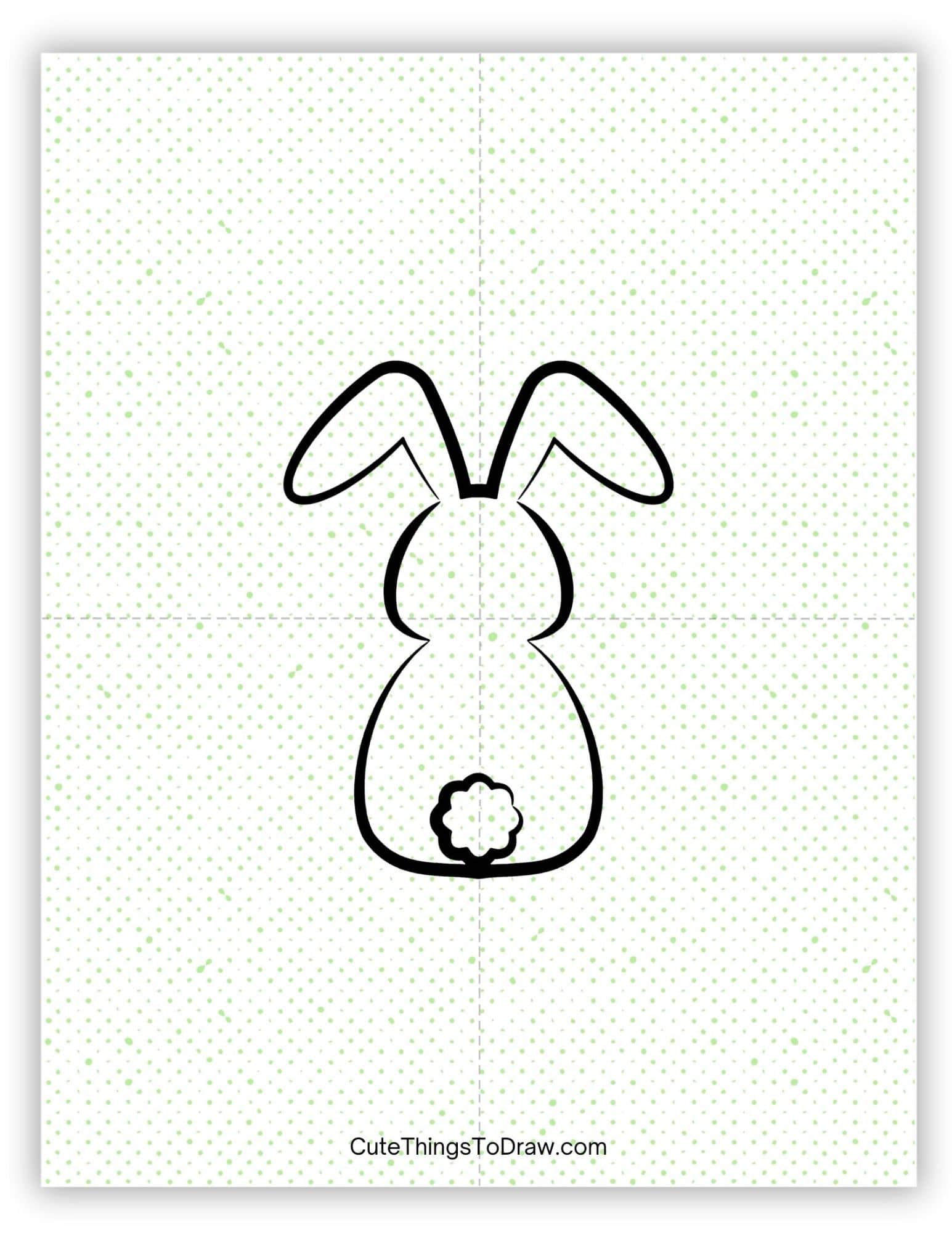 25 Cute Easter Bunny Drawing Ideas - Cute Things to Draw