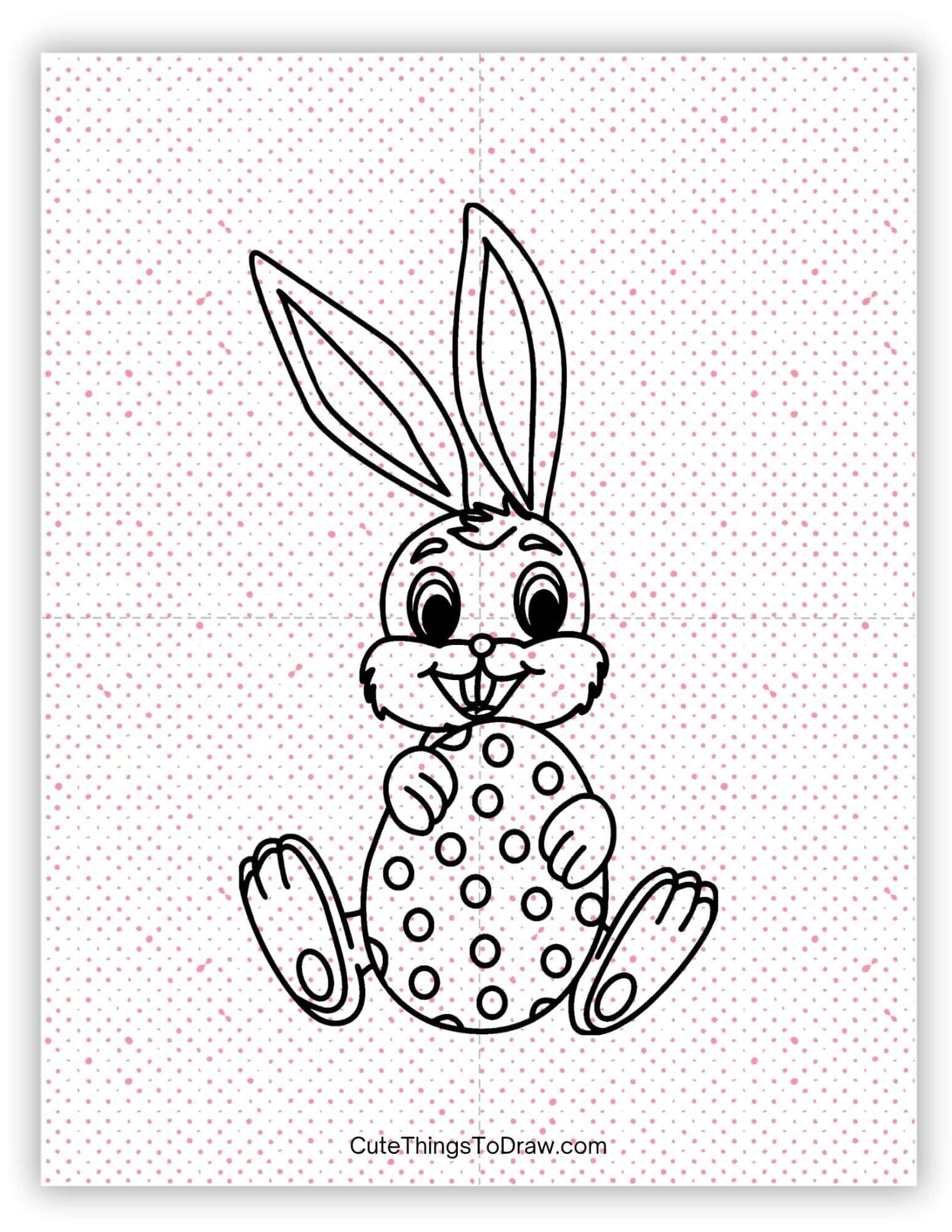 25 Cute Easter Bunny Drawing Ideas - Cute Things to Draw