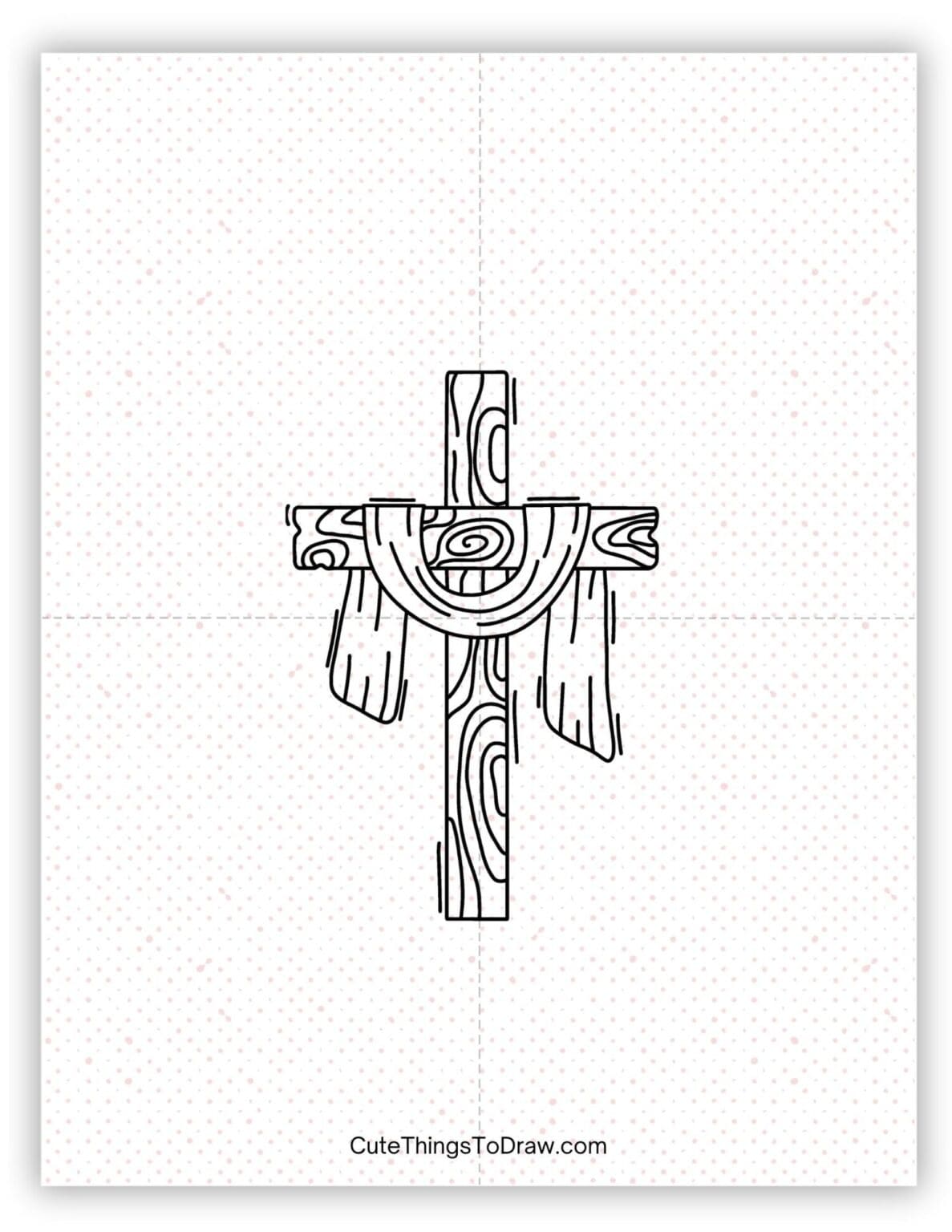Easter Cross Drawing Ideas - Cute Things to Draw