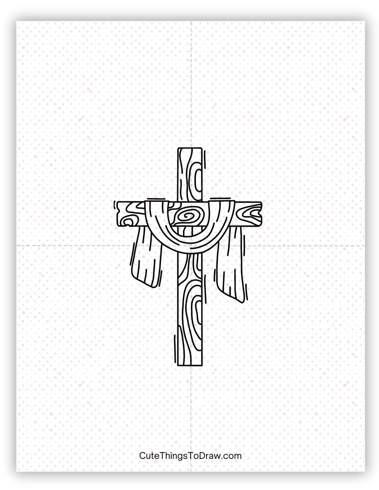 Easter Cross Drawing Ideas - Cute Things to Draw