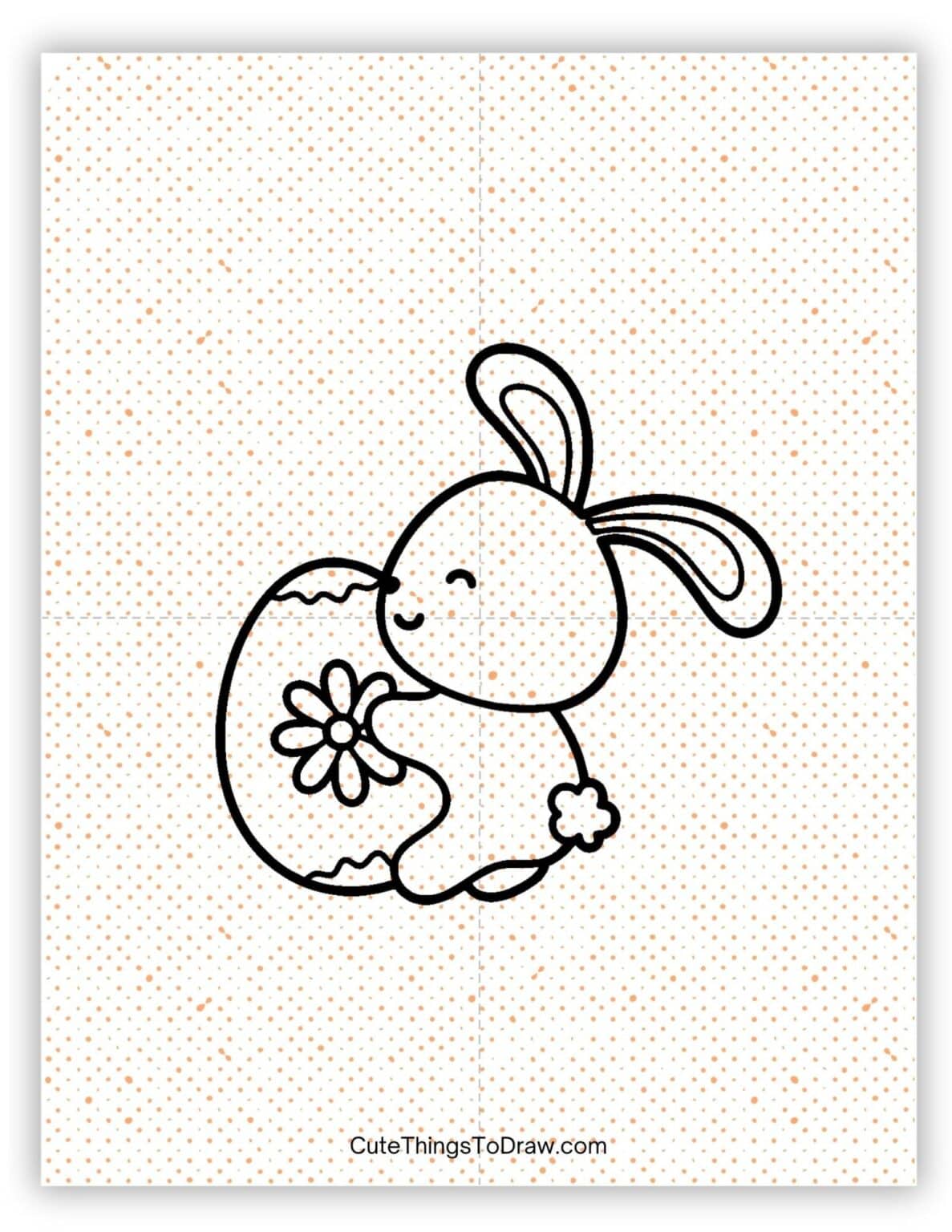 25 Cute Easter Bunny Drawing Ideas - Cute Things to Draw