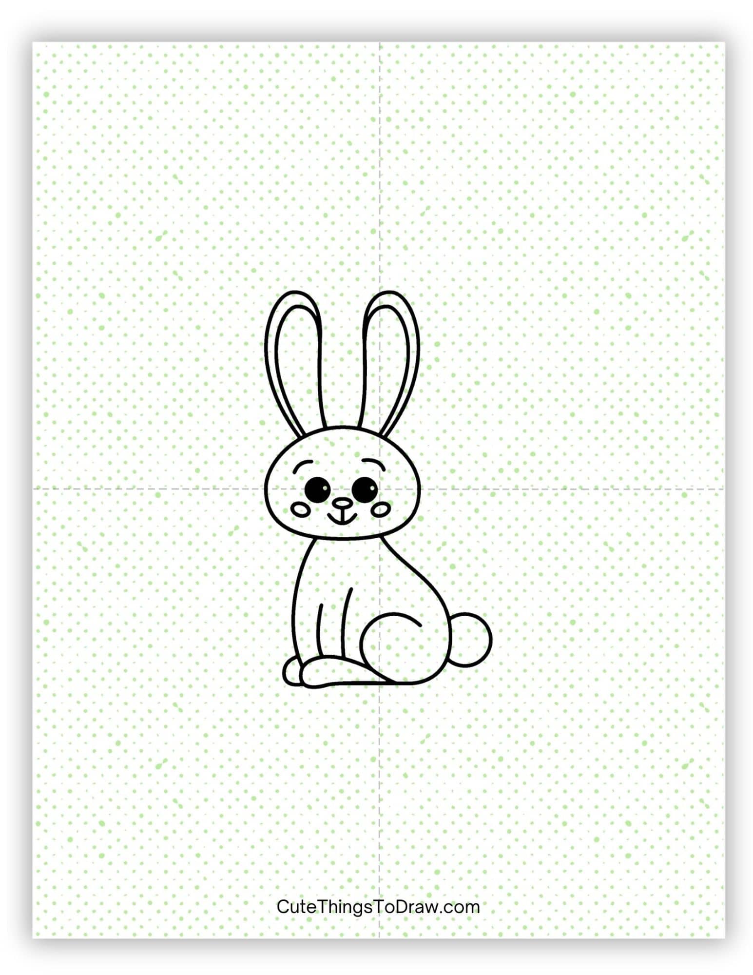 25 Cute Easter Bunny Drawing Ideas - Cute Things to Draw