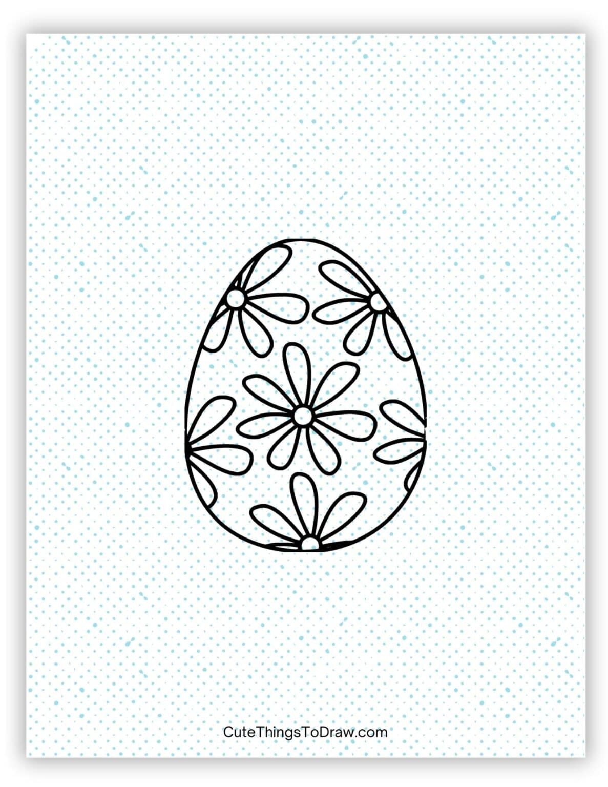 27 Cute Easter Egg Drawing Ideas - Cute Things to Draw