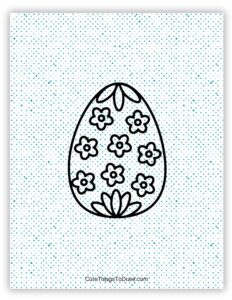 27 Cute Easter Egg Drawing Ideas - Cute Things to Draw