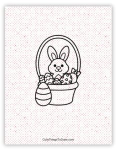 23 Cute Easter Basket Drawing Ideas - Cute Things to Draw