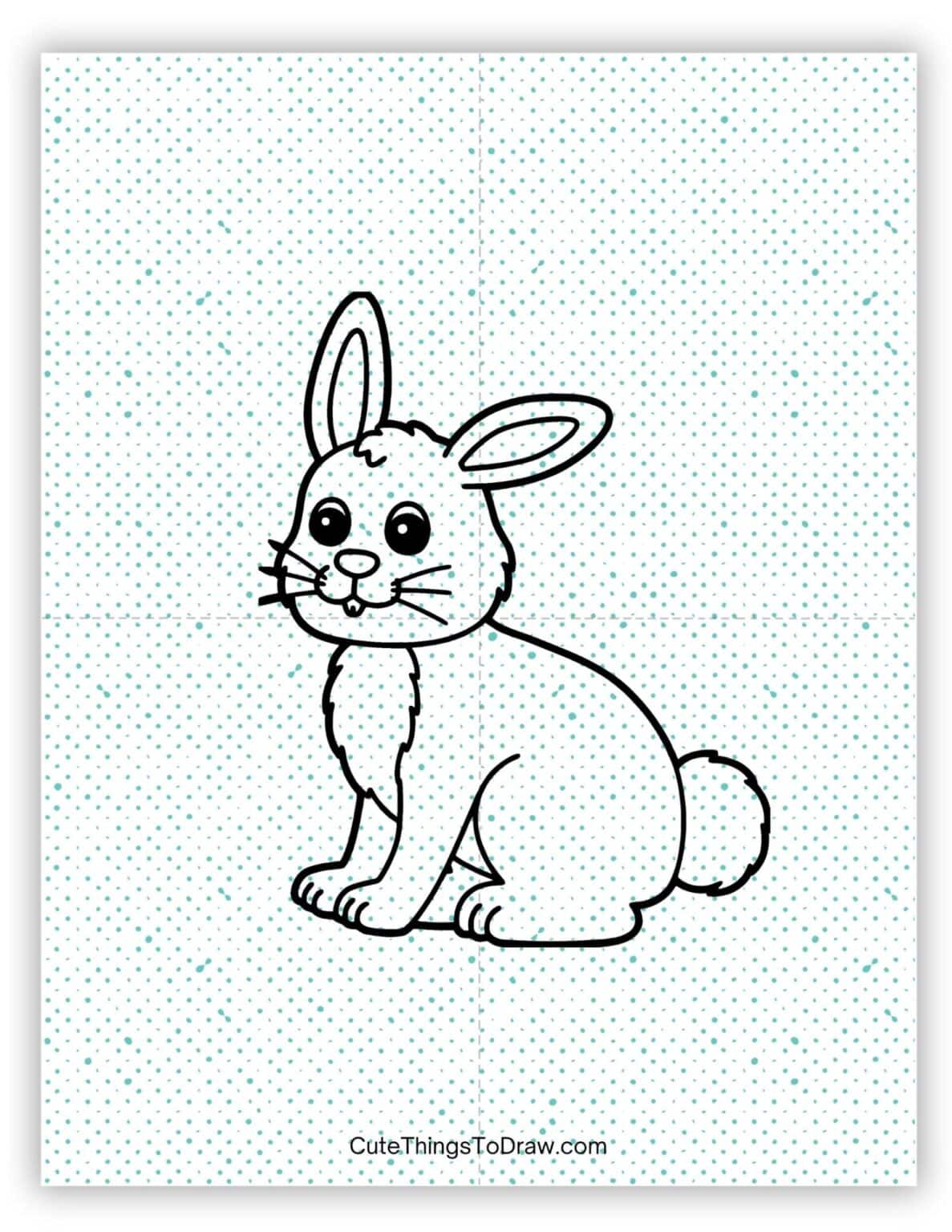 25 Cute Easter Bunny Drawing Ideas - Cute Things to Draw