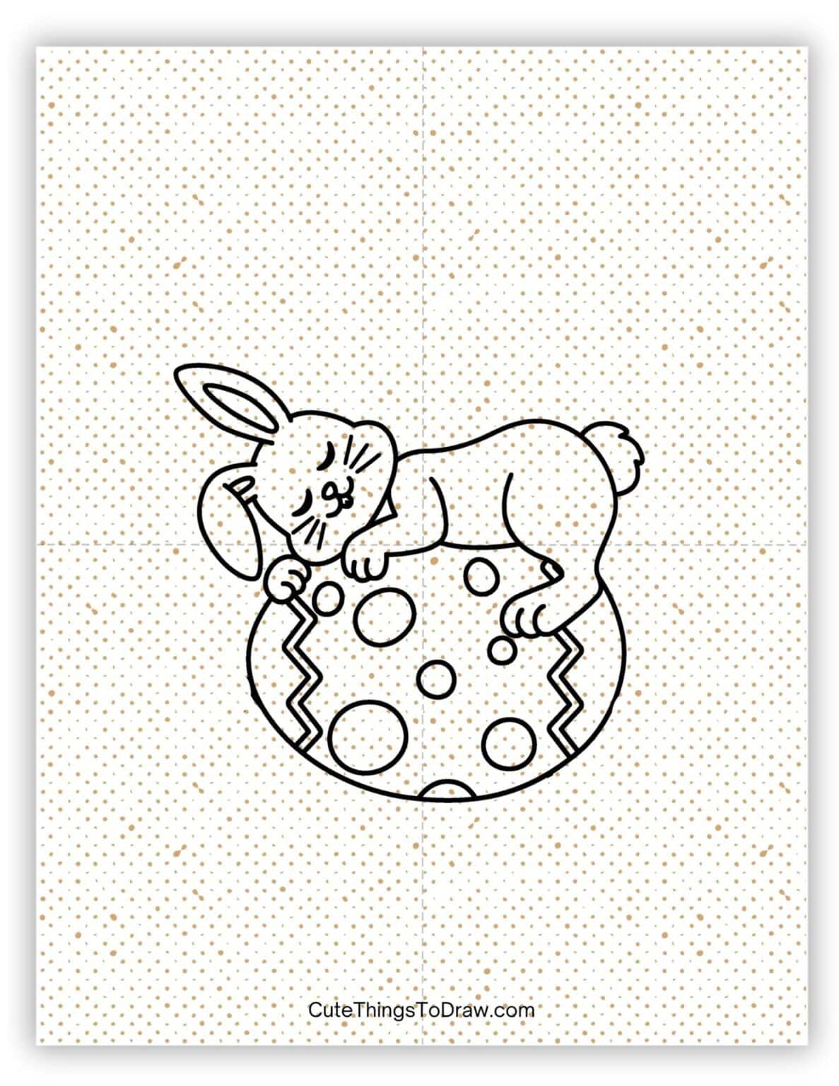 25 Cute Easter Bunny Drawing Ideas - Cute Things to Draw