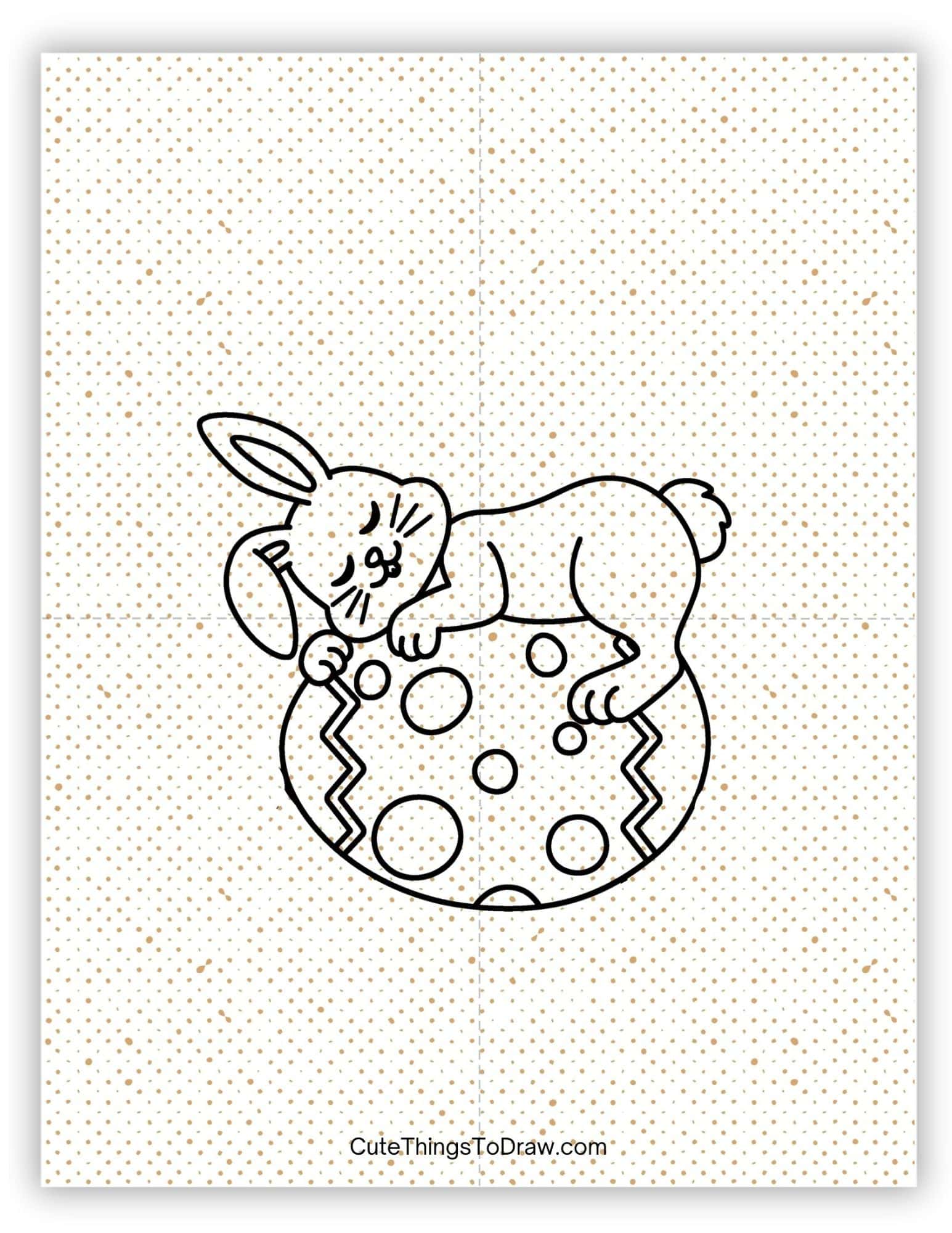 25 Cute Easter Bunny Drawing Ideas - Cute Things to Draw