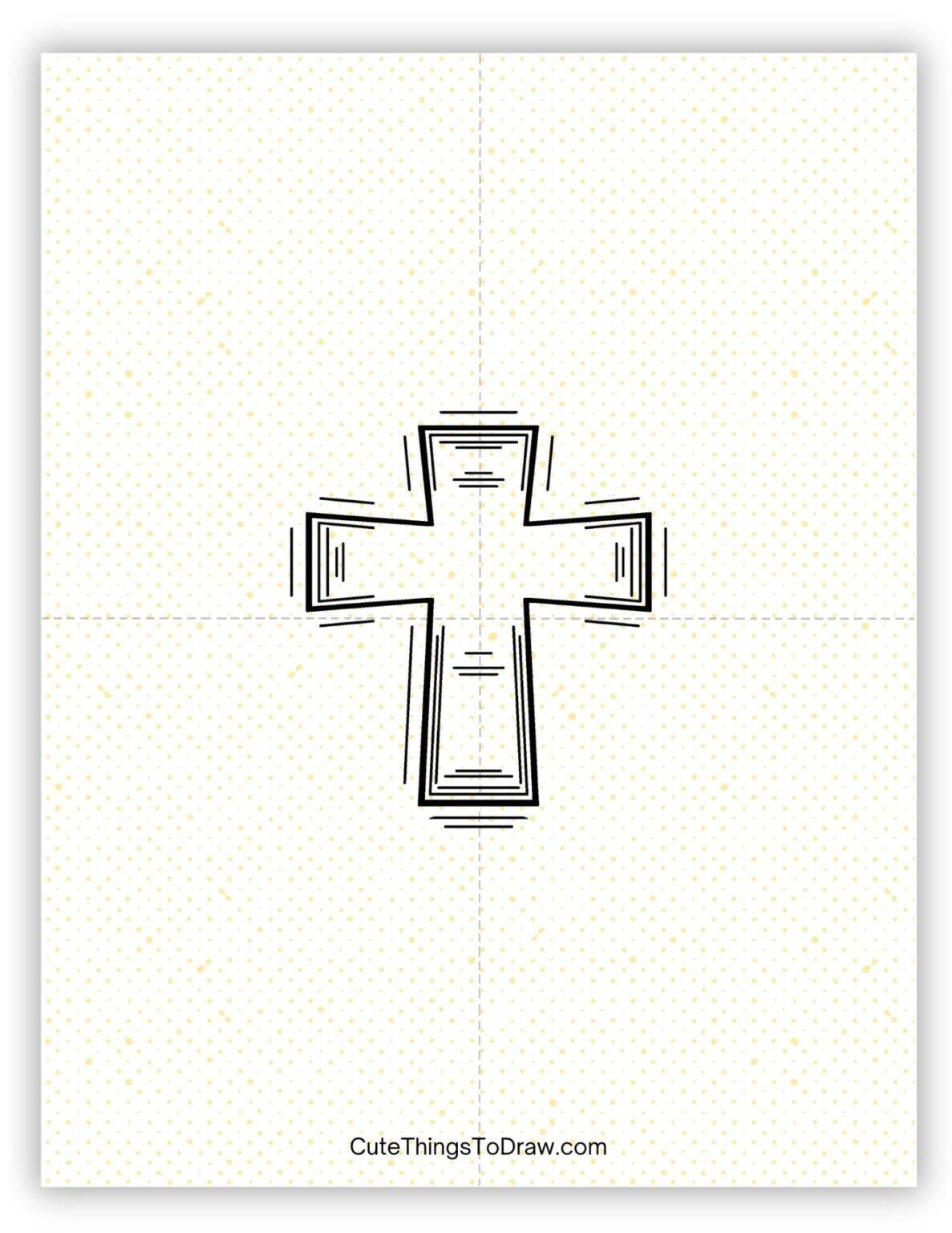 Easter Cross Drawing Ideas - Cute Things to Draw