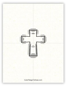 Easter Cross Drawing Ideas - Cute Things to Draw