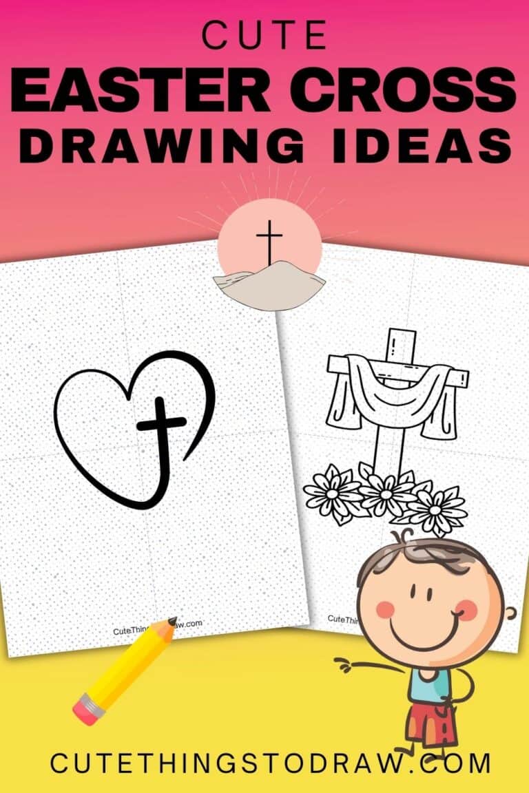 Easter Cross Drawing Ideas - Cute Things to Draw