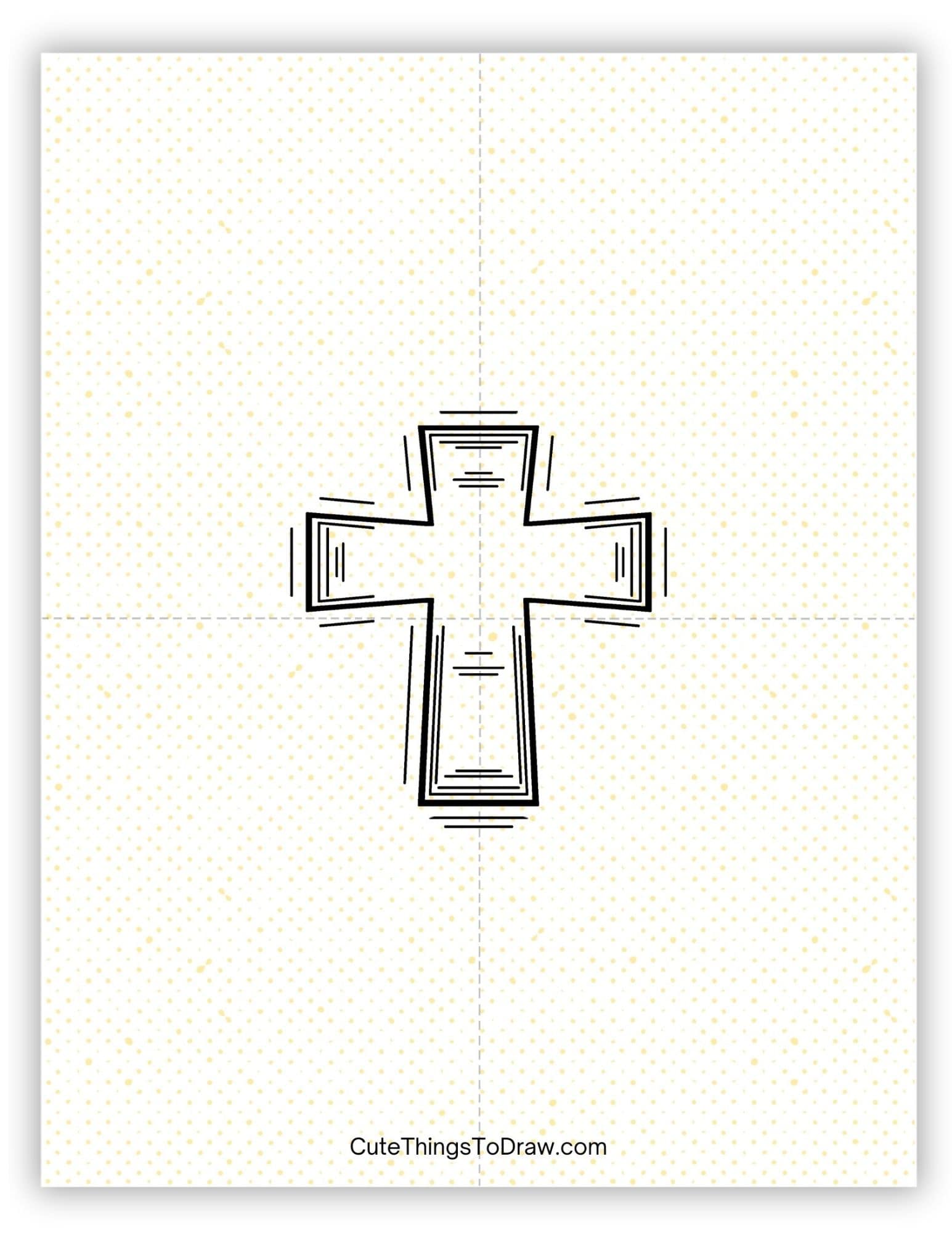 Easter Cross Drawing Ideas - Cute Things to Draw
