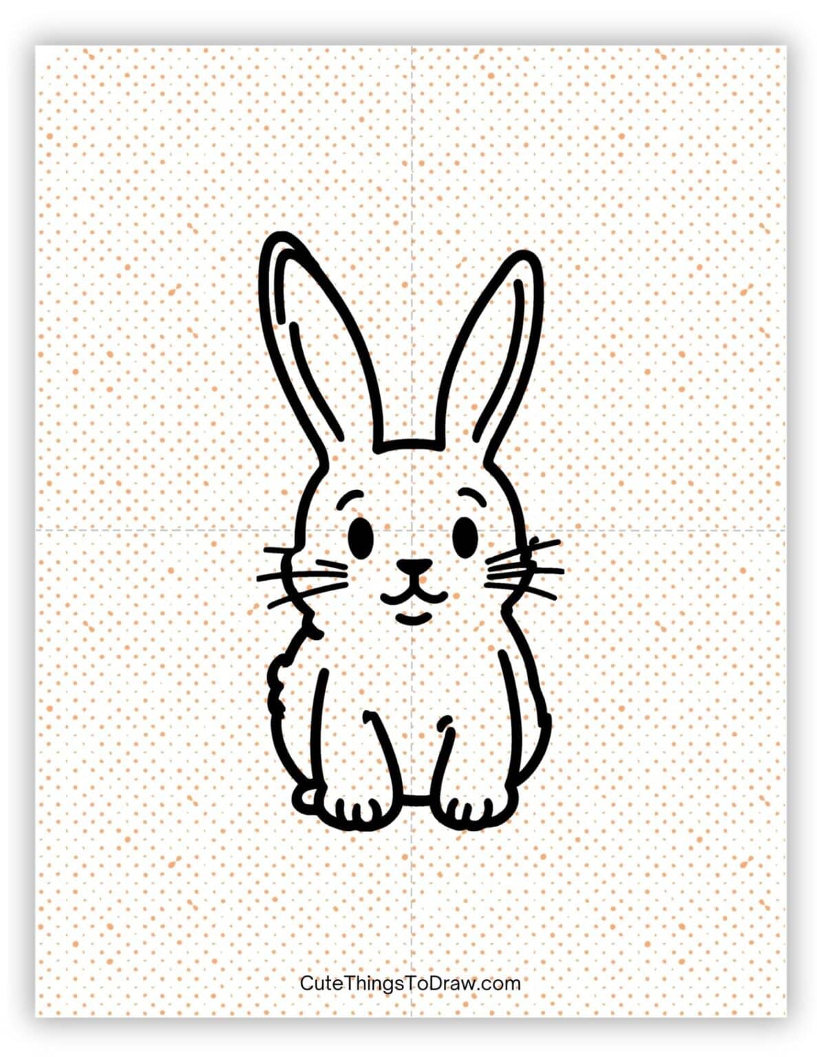 25 Cute Easter Bunny Drawing Ideas - Cute Things to Draw