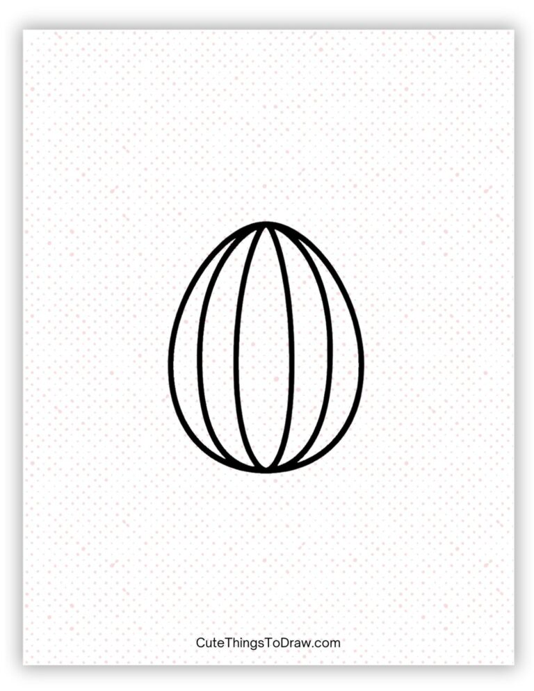 27 Cute Easter Egg Drawing Ideas - Cute Things to Draw