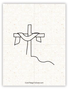 Easter Cross Drawing Ideas - Cute Things to Draw