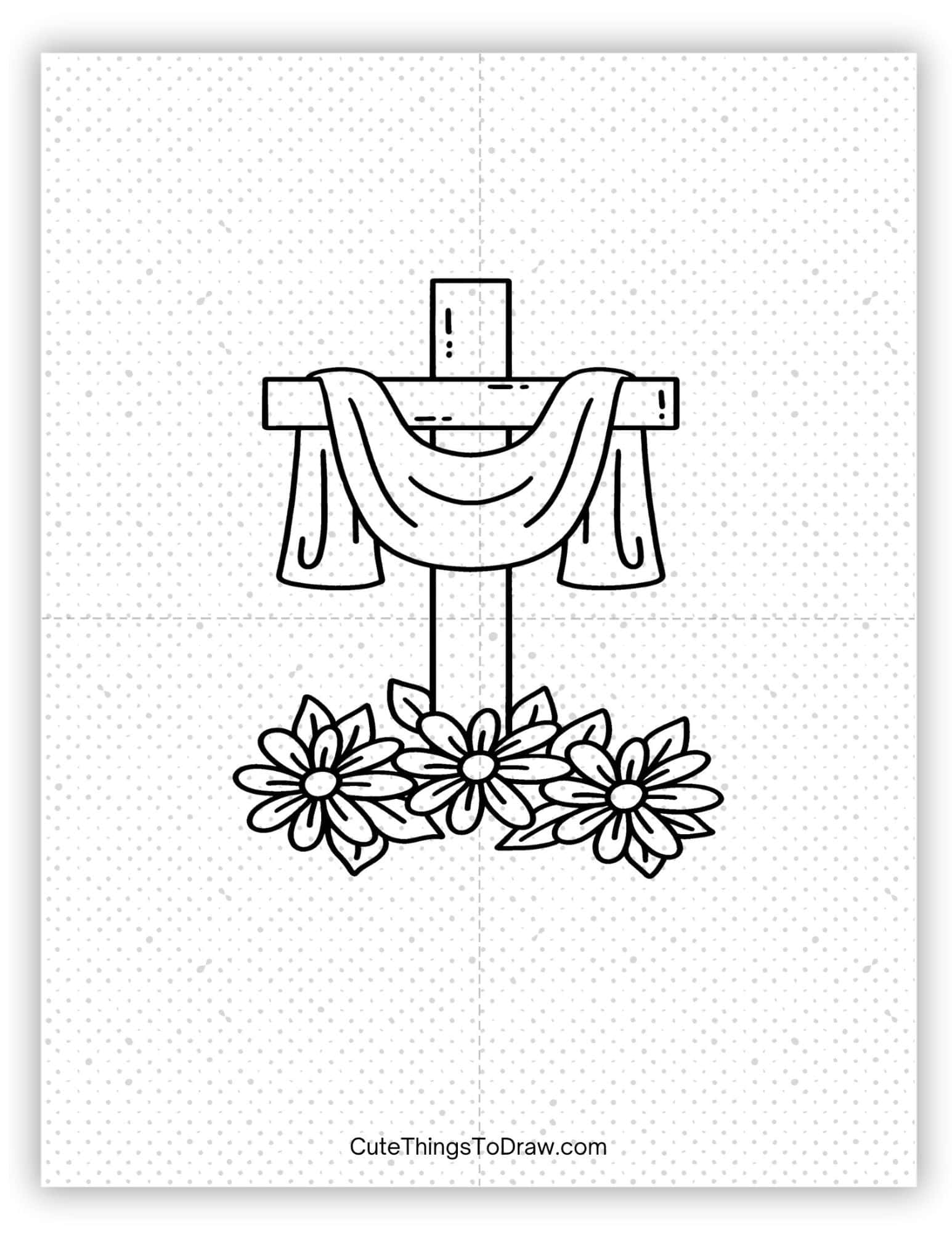 Easter Cross Drawing Ideas - Cute Things to Draw