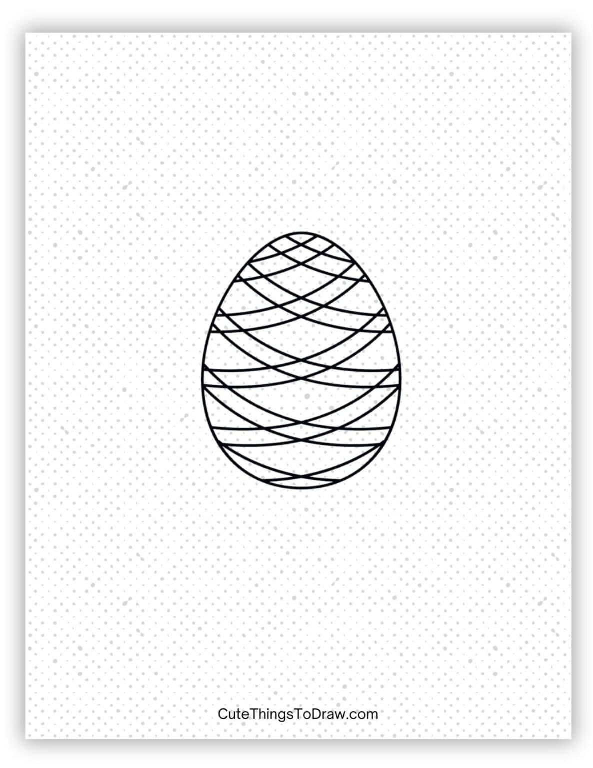 27 Cute Easter Egg Drawing Ideas - Cute Things to Draw