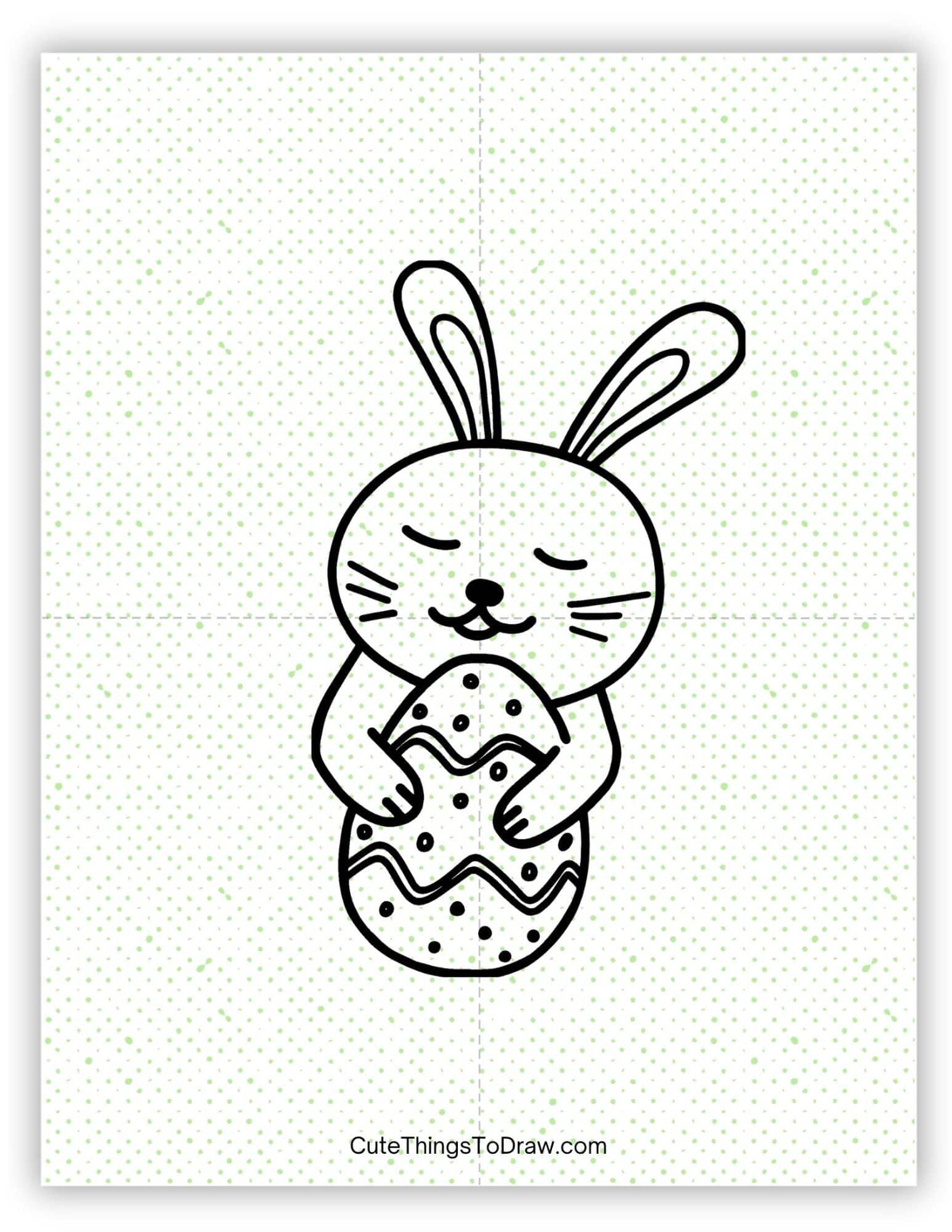 25 Cute Easter Bunny Drawing Ideas - Cute Things to Draw